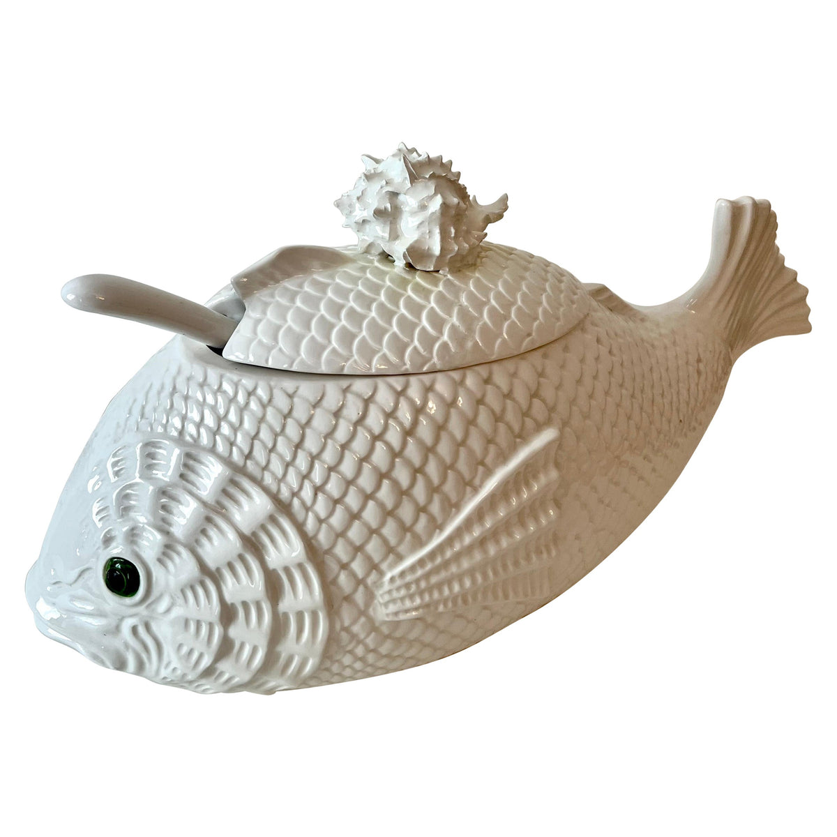 Fitz & Floyd Fish Soup Tureen with Lid & Ladle – DarrenRansdellDesign